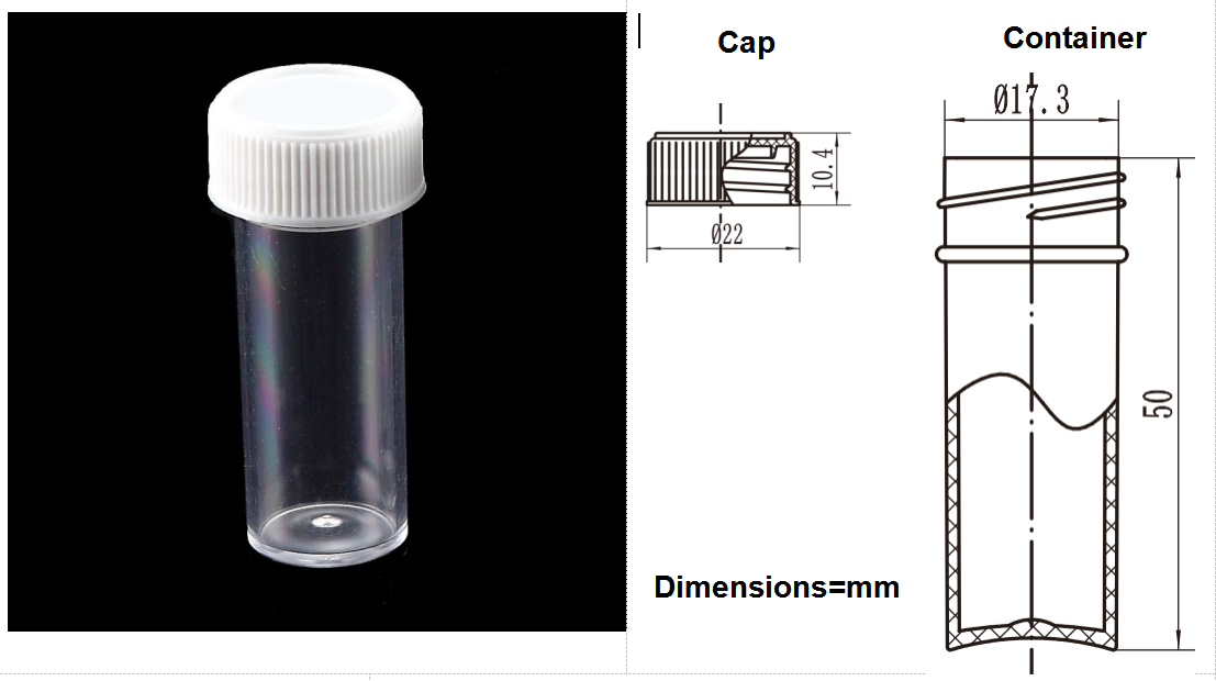 7ml Specimen container - ZHEJIANG RUNLAB TECHNOLOGY CO., LTD.